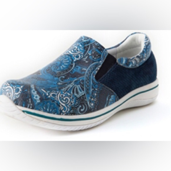 Alegria | Shoes | Alegria Sayde Blue Haze Preppy Slip On Shoe 41511 ...